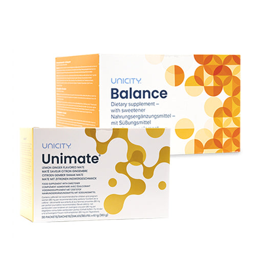 Unicity Pack - Feel Great - Balance and Unimate Lemon - 30 days – Lolalis